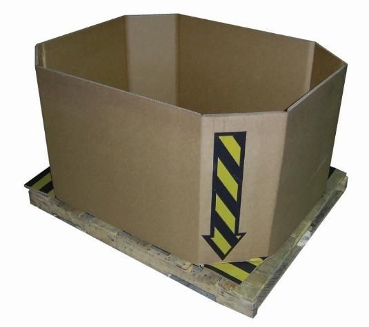 Item No 1160 Plain Kraft Bulk Bin w/ Safety Arrow, Qty: 42 Dimensions ...