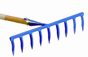 Item No. 309, 9 tine Heavy duty, quality seeding rake Dimensions: 70 in ...