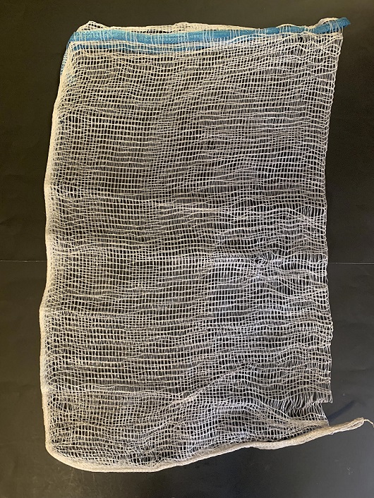 Item No. 730W 50 lb.White Poly Raschel Mesh Bag With Drawcord, 500 Pack ...